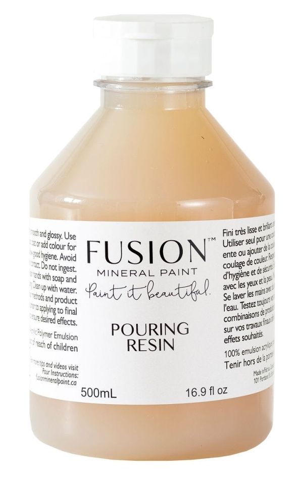 Fusion Mineral Paint POURING RESIN – Dress it up